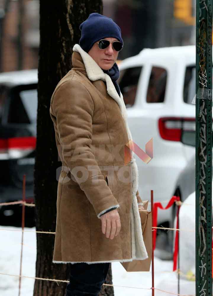 50% Of On Daniel Craig Winter Coat