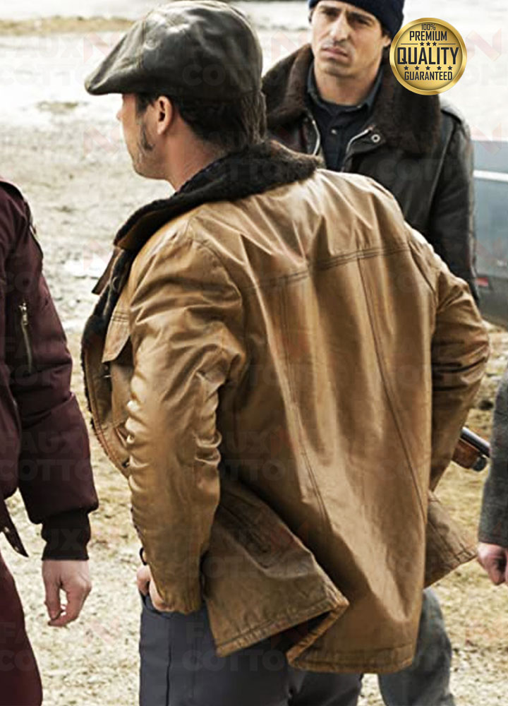 Fargo Dodd Gerhardt Fur Leather Jacket | Jeffrey Donovan