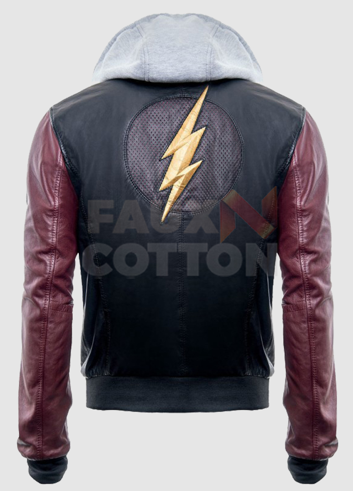 Flash Logo Justice League Bomber Jacket